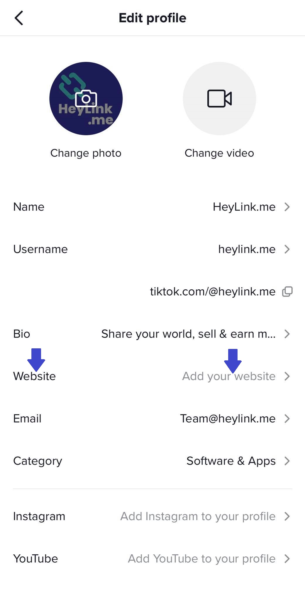 How to Add Clickable Link to TikTok profile in 2021 Using HeyLink.me?