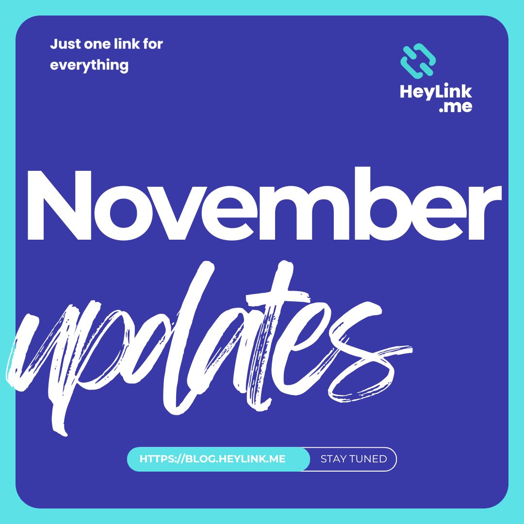November Updates!